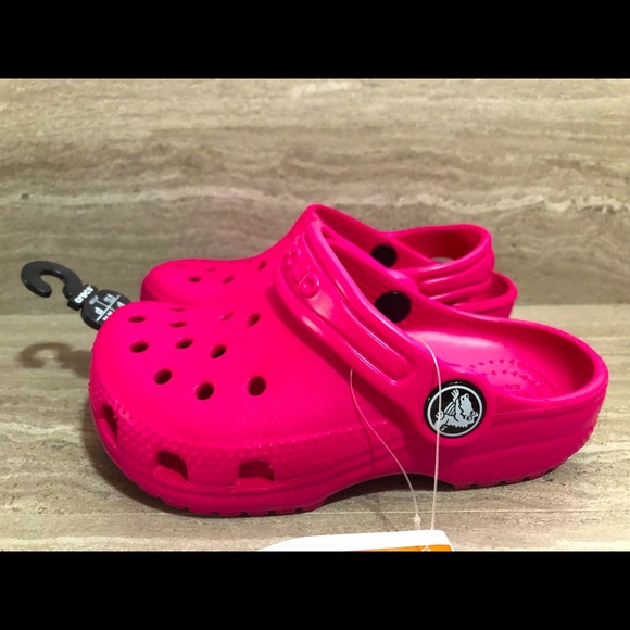 CROCS | Shoes | Brand New Crocs Hot Pink Little Girls 8c | Poshmark